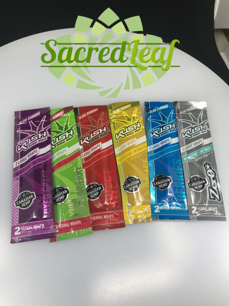 Kush Flavored Herbal Wraps - Sacred Leaf Austin CBD